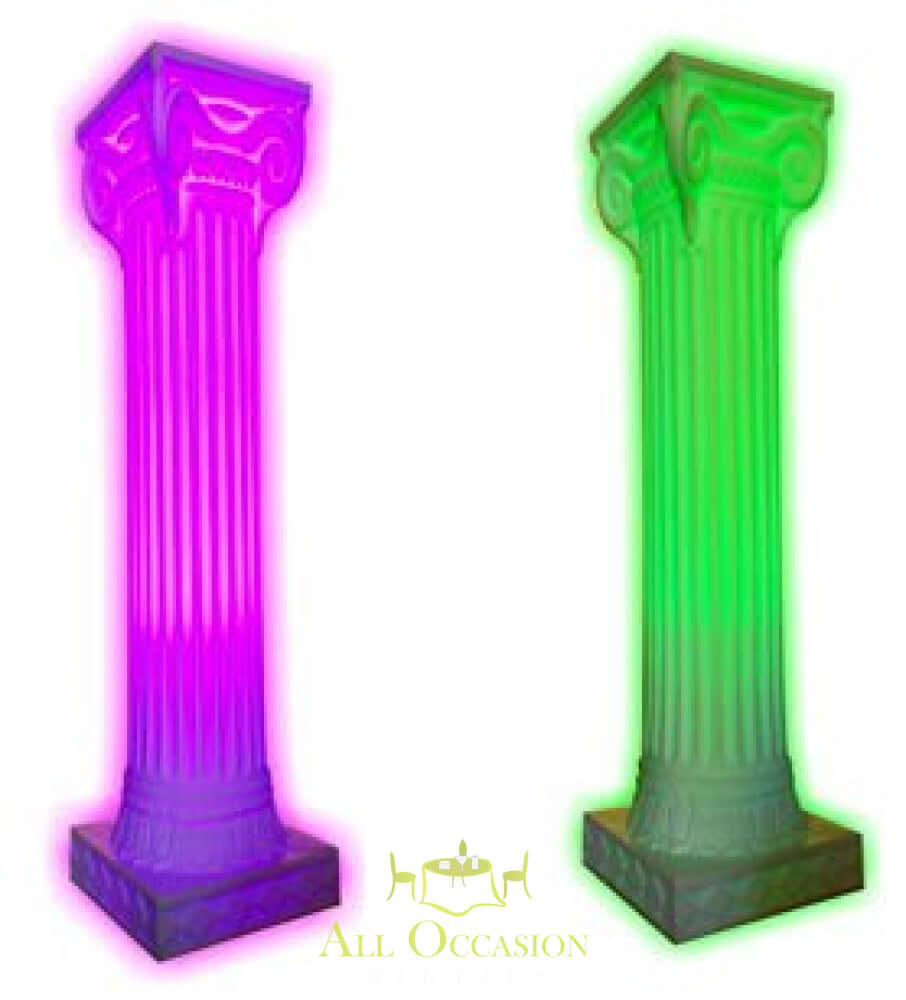 Columns with Lighting - All Occasion Rentals