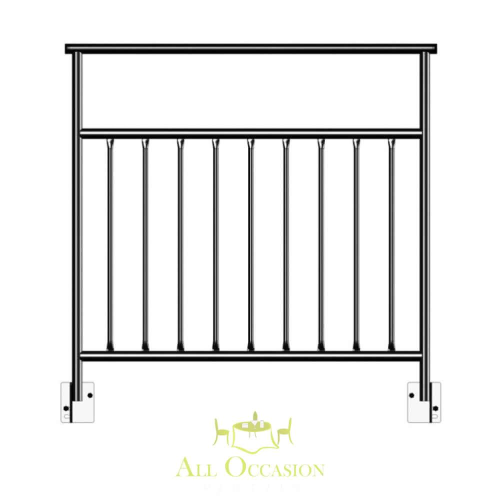 Guard rail panel - Quality Panel for Event Safety – All Occasion Rentals