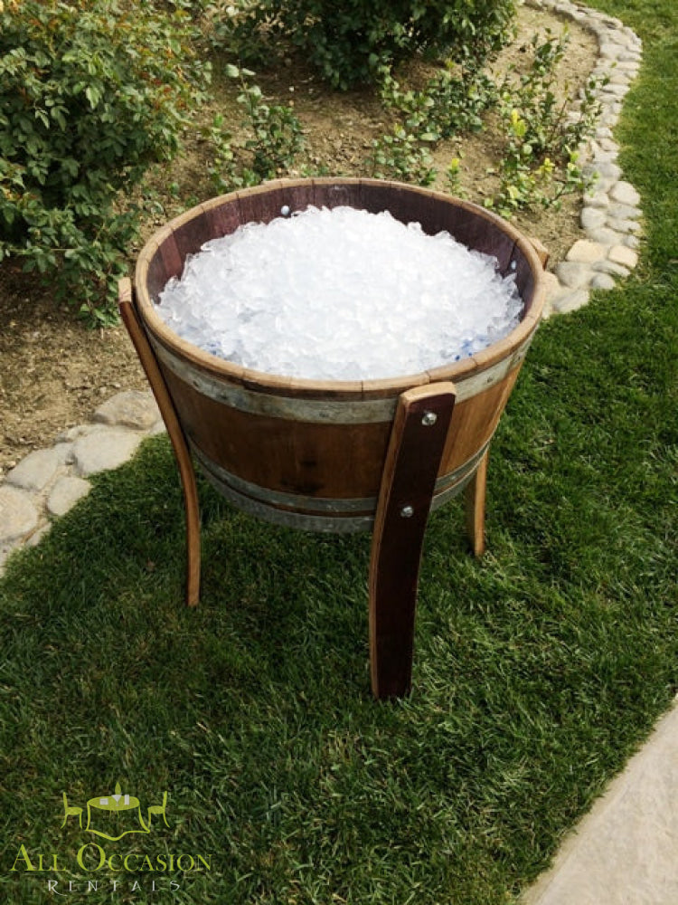 Wine Barrel Ice Chest - Perfect for Events – All Occasion Rentals