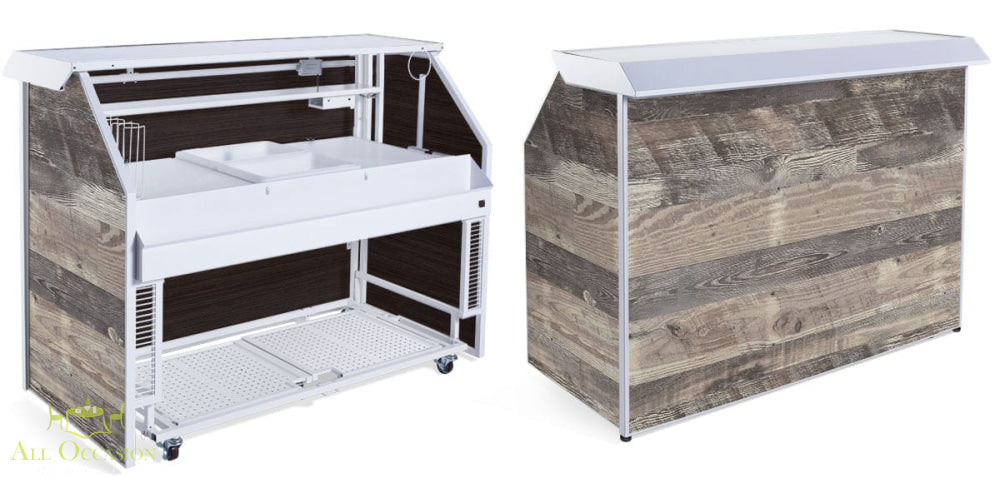 Rustic Professional Portable Bar for Events – All Occasion Rentals